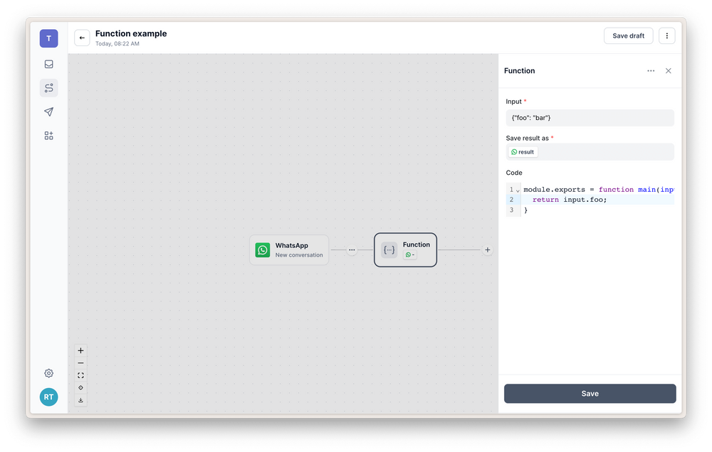 Using Functions in Flows