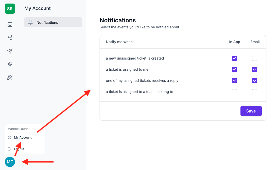 Live Chat Notifications