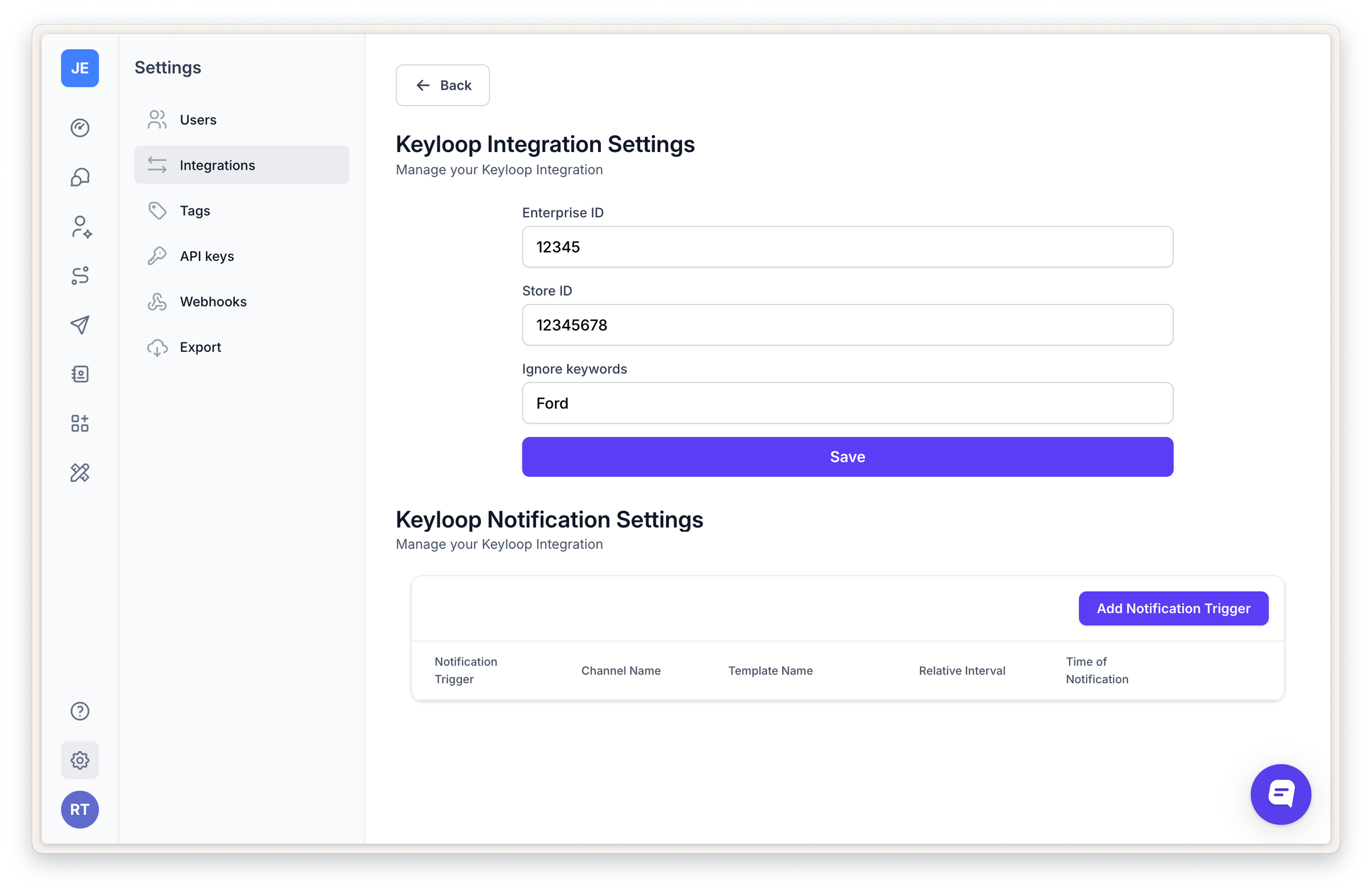 Keyloop Integration Guide